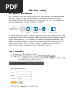 Loading Bulk Data Into Workday Using Eib: Steps | PDF | File Transfer Protocol | Spreadsheet