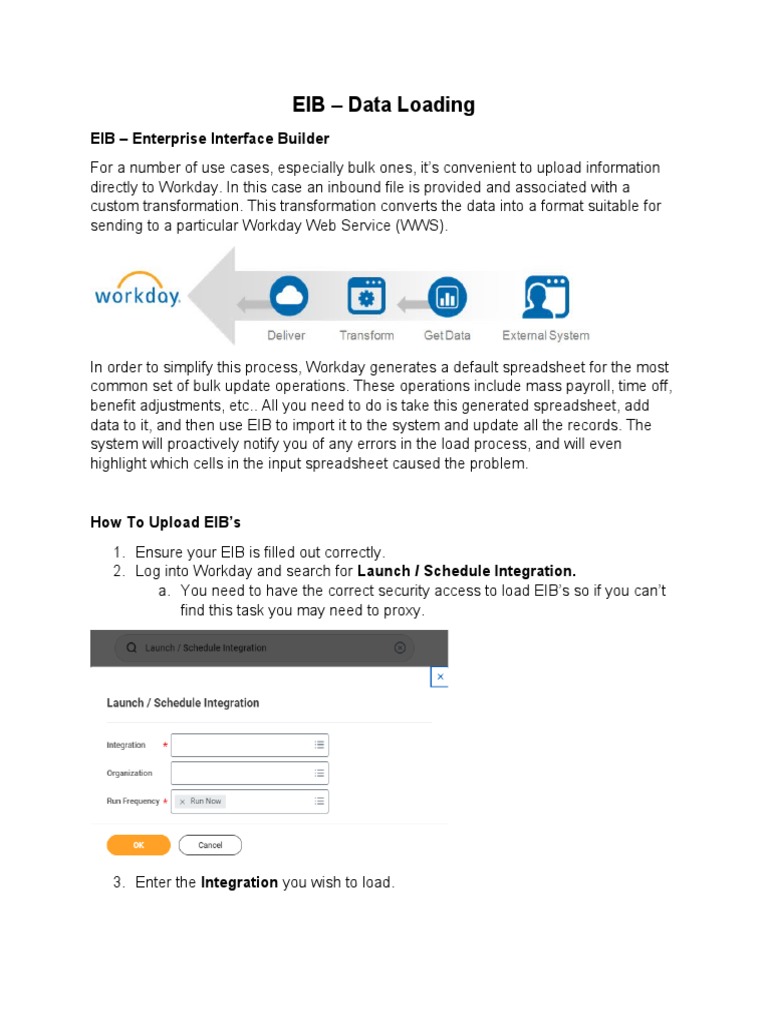 How To Load EIBs - JobAid | PDF | Spreadsheet | Computer Engineering