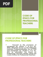 Resolution No. 435 Code of Ethics | PDF | Teachers | Philippines