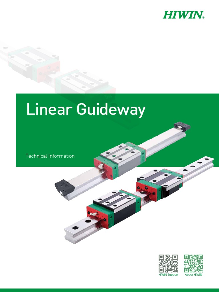 HIWIN Linear Guideway | PDF | Friction | Stress (Mechanics)