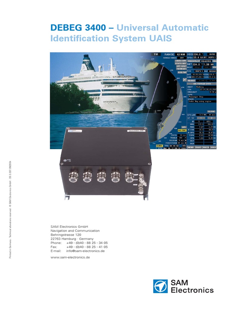 Ais Debeg 3400 | PDF | Electronics | Telecommunications