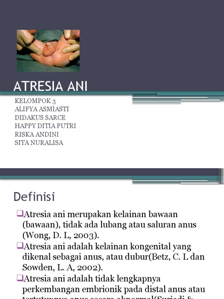 Atresia Ani | PDF