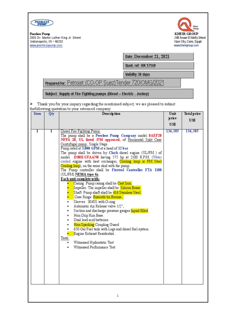 Petrojet Commercial Priced | PDF | Pump | Manufactured Goods