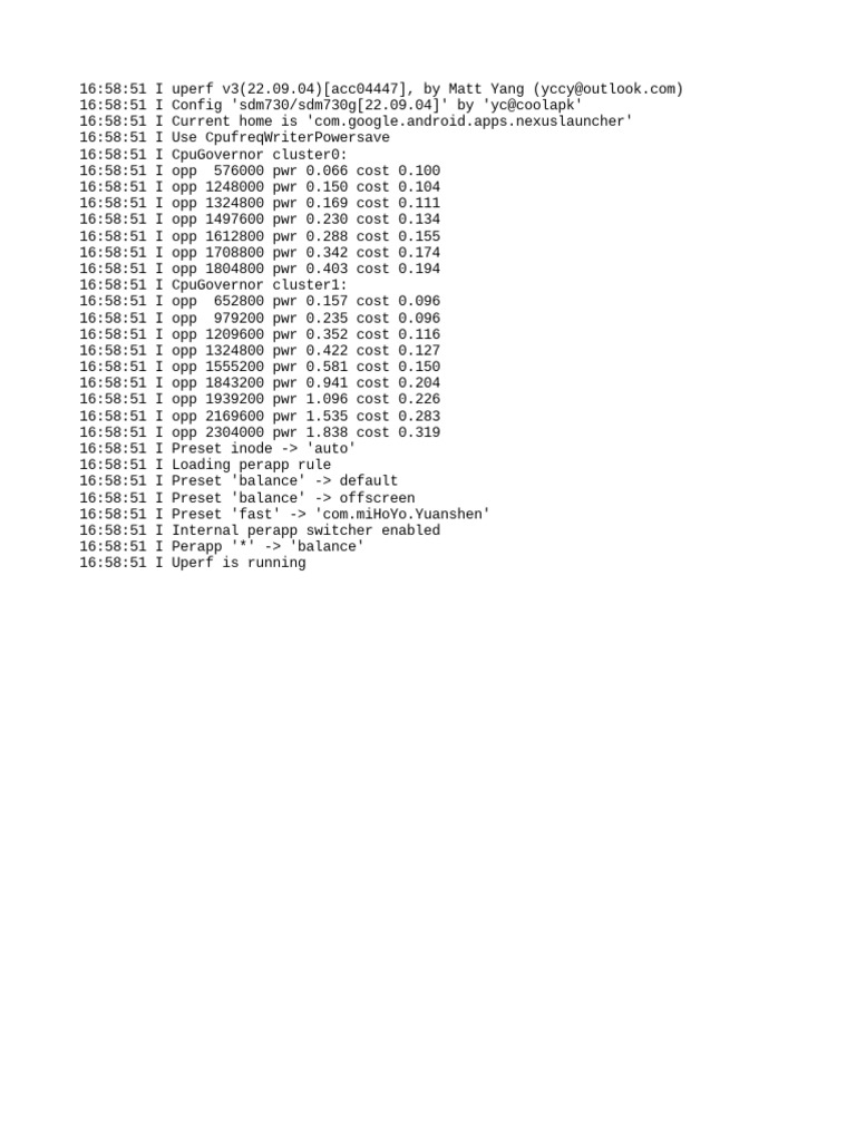 Uperf Log | PDF | Ordinateurs