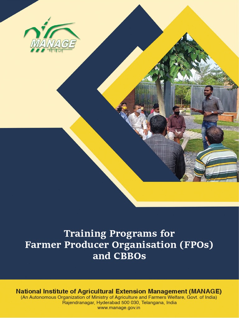 FPO Brochure | PDF | Capacity Building | Governance