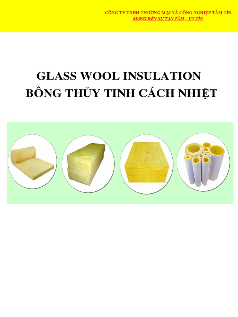 Catalogue Bông TH y Tinh (Glass Wool) | PDF