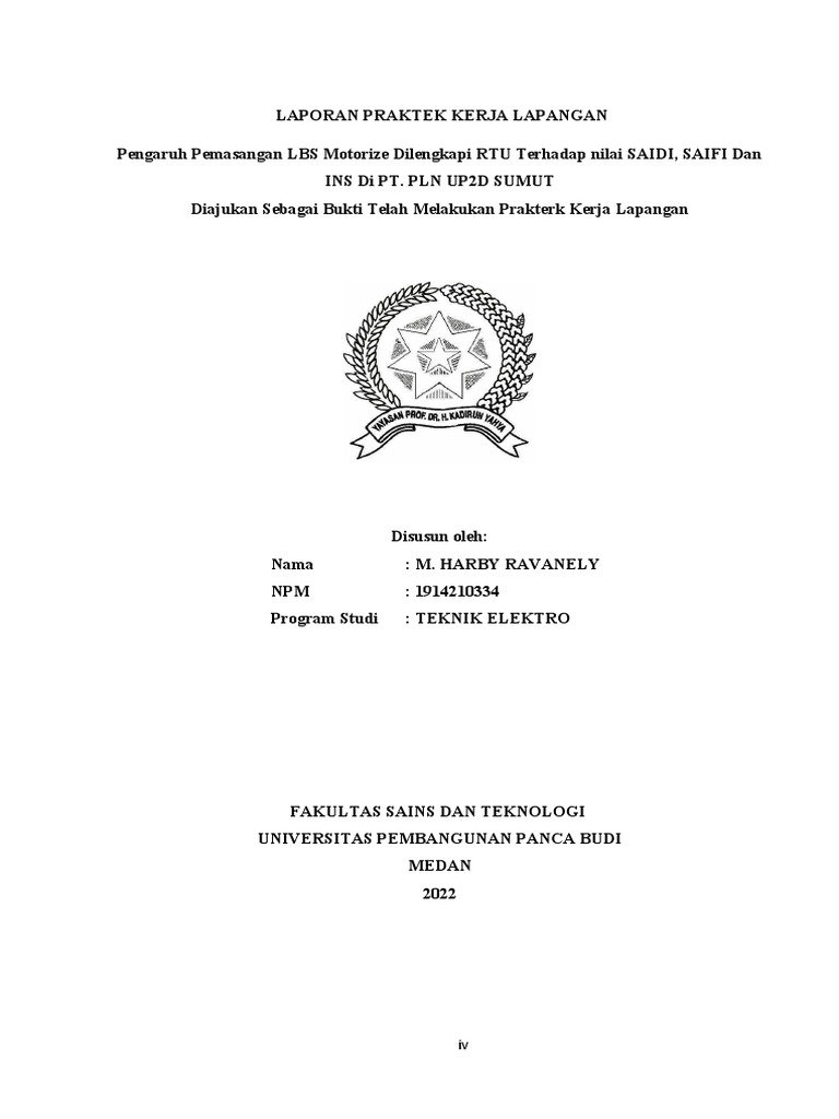 Template Laporan PKL (Repaired) | PDF