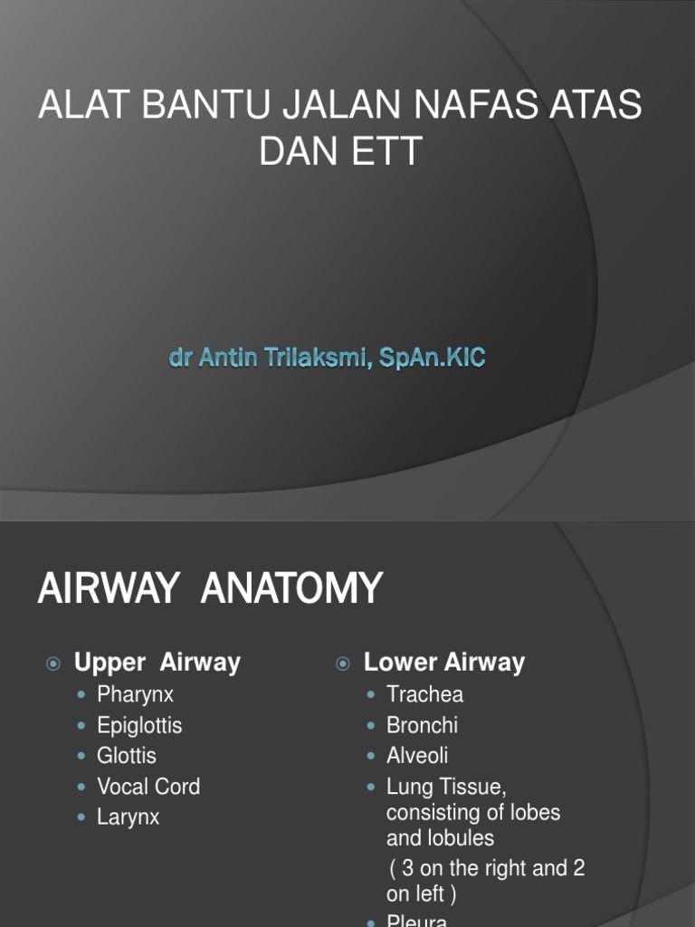 Lma Dan Intubasi | PDF