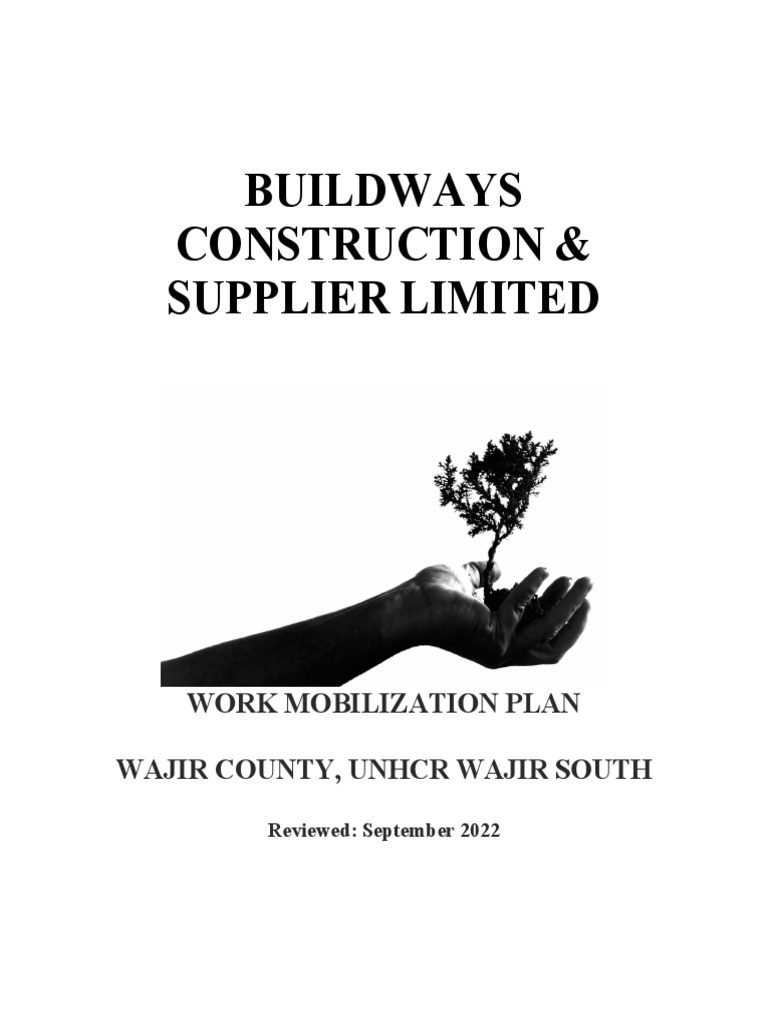 Buildways Mobilization Plan (Final) | PDF