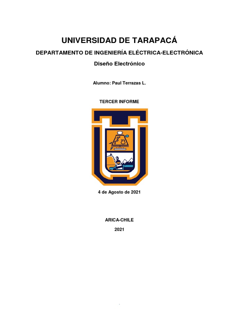 Inf3 Diseño e 2021 | PDF | Arduino | Placa de circuito impreso