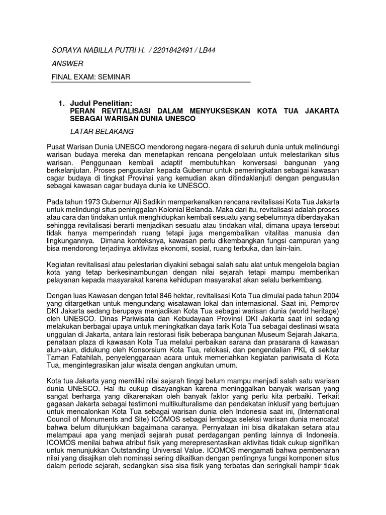 SORAYA NABILLA PUTRI HIDAYAT - 20210218225512 - ARCH6006 - LB44 - FIN - Conf | PDF