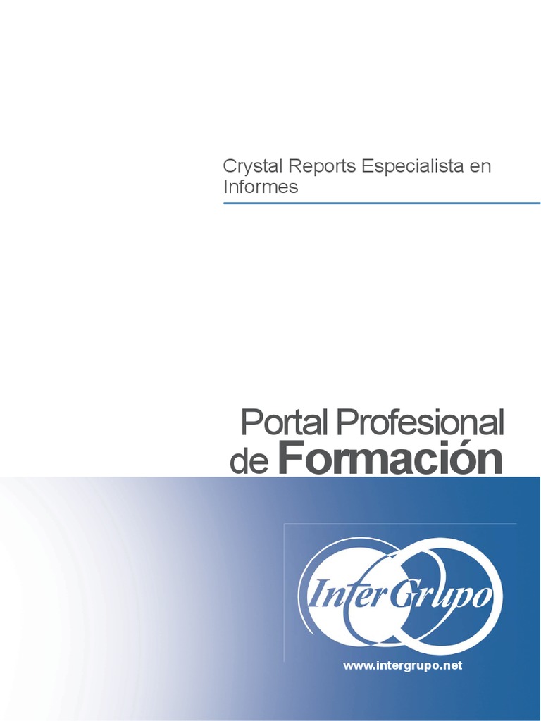 Crystal Reports Especialista en Informes | PDF | Ingeniería de software ...