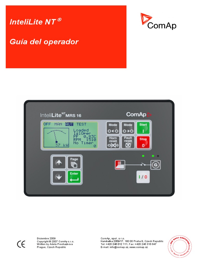 Il NT Comap MRS16 Ficha Tecnica | PDF | Diodo emisor de luz ...