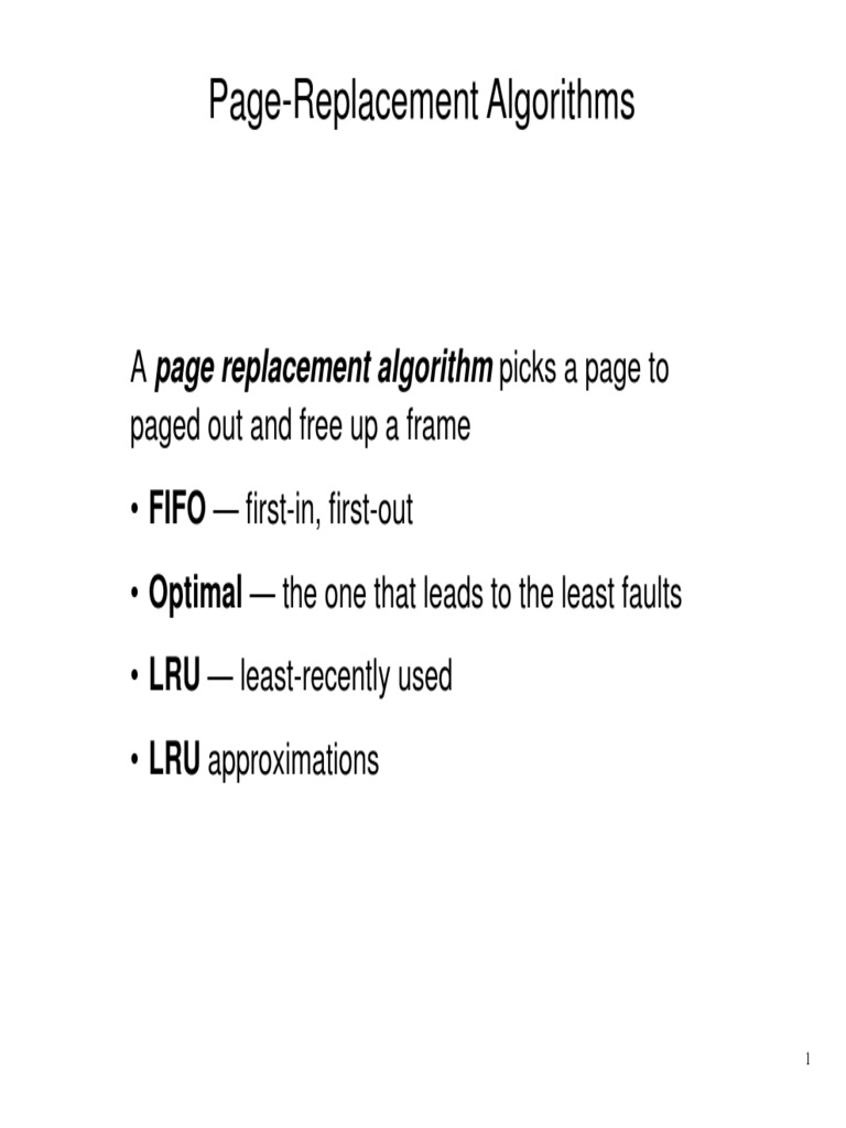 Page Replacement Algorithms 2 | PDF | Software Engineering | Computer Science