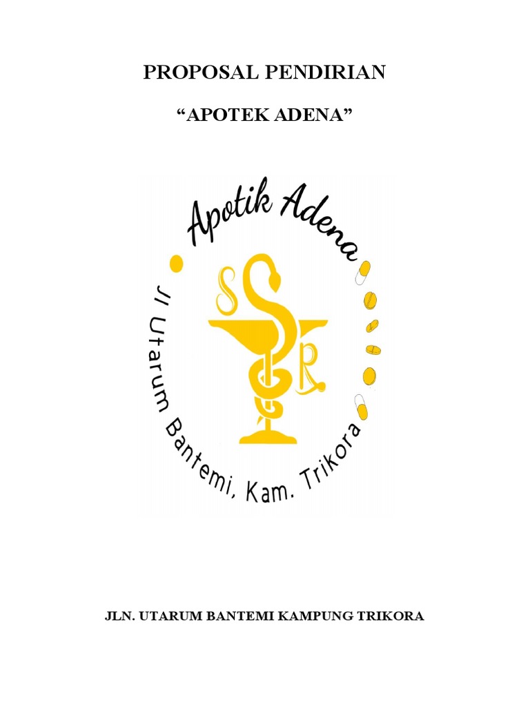 Proposal Apotik ADENA | PDF