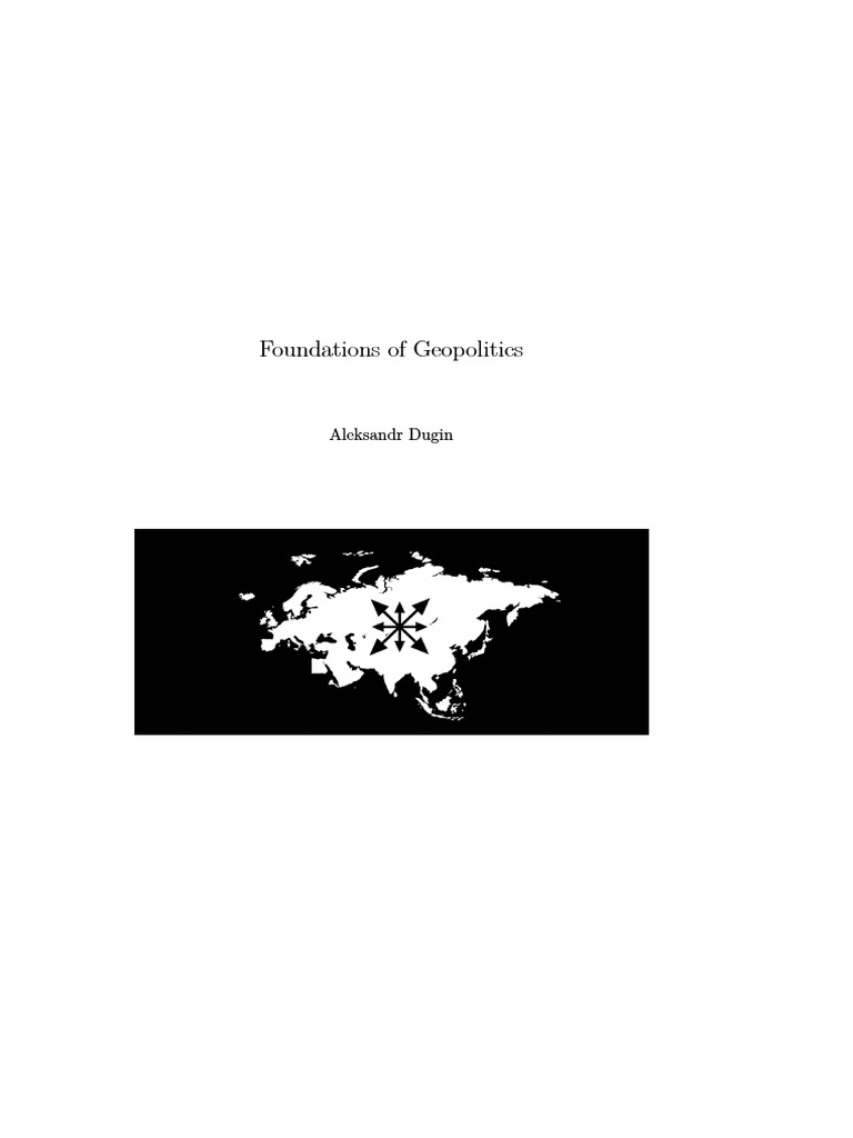 Foundations of Geopolitics | PDF | Geopolitics | Marxism