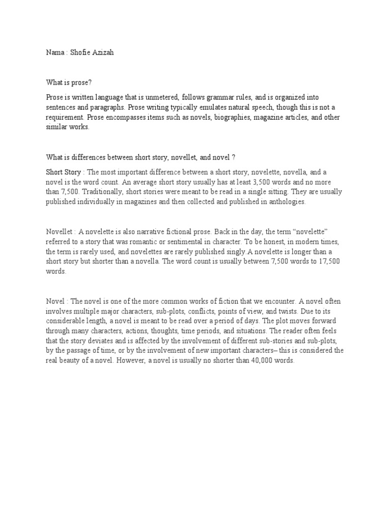 Literature Shofie 1 | PDF