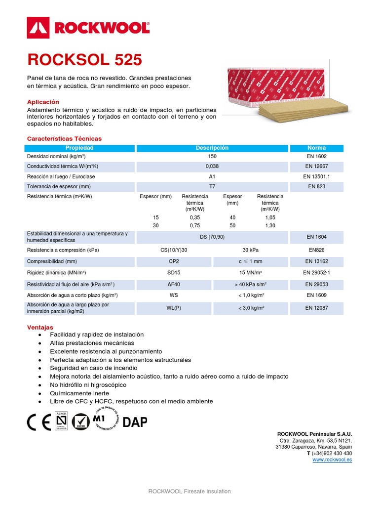 FT Rocksol-E-525 Es | PDF | Naturaleza | Química