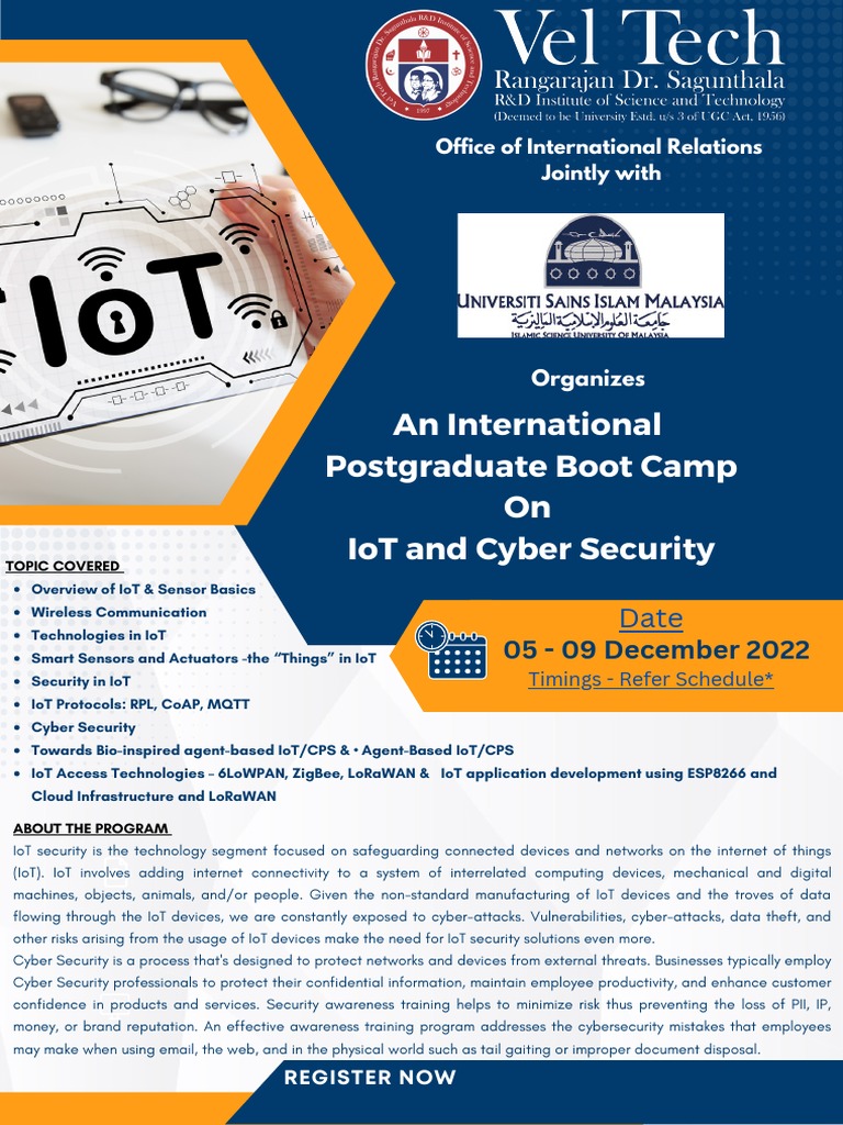 International Postgraduate Boot Camp On IoT and Cyber Security ...