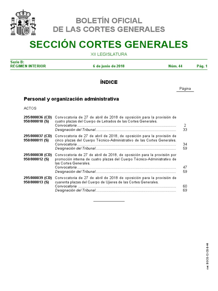 Bocg 12 CG B 44 | PDF | Edades medias | España