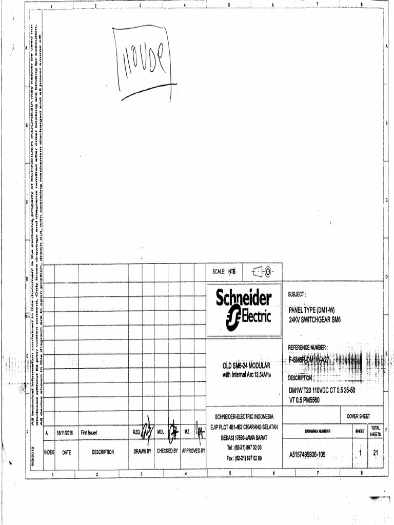 Schematic Panel PMT 20kv DM1-W 2019 | PDF