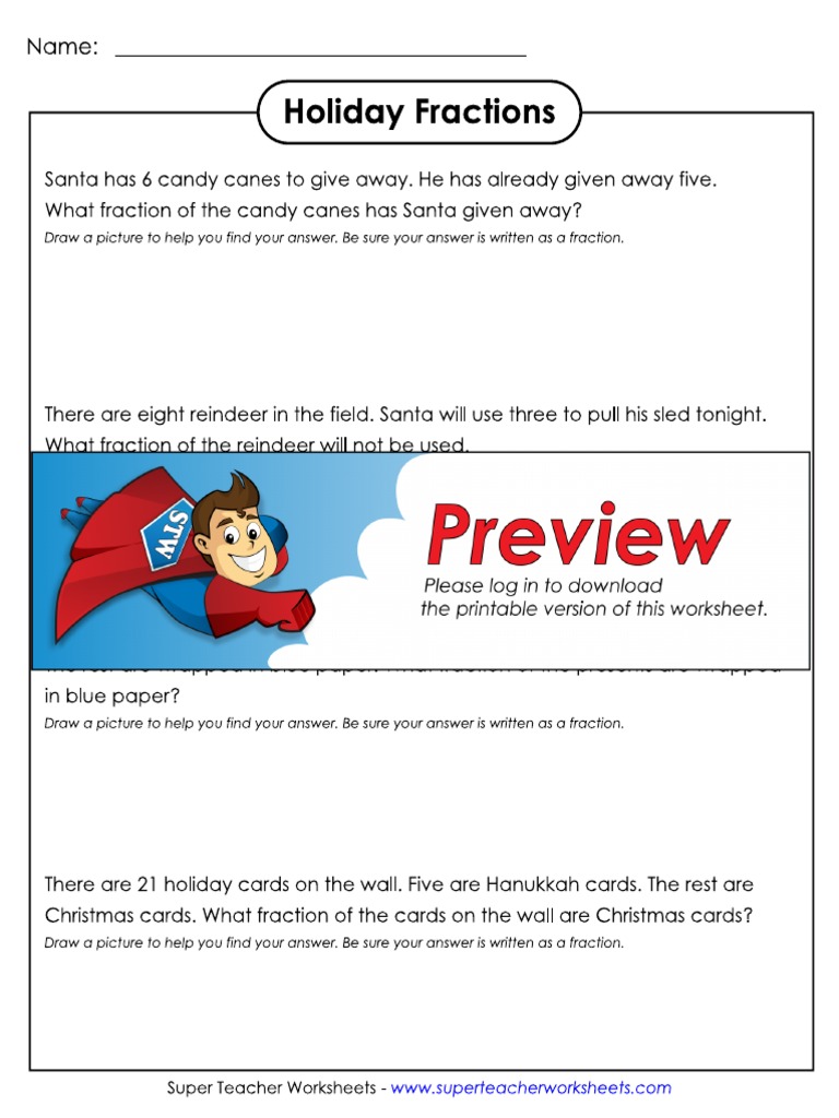 Christmas Fractions | PDF