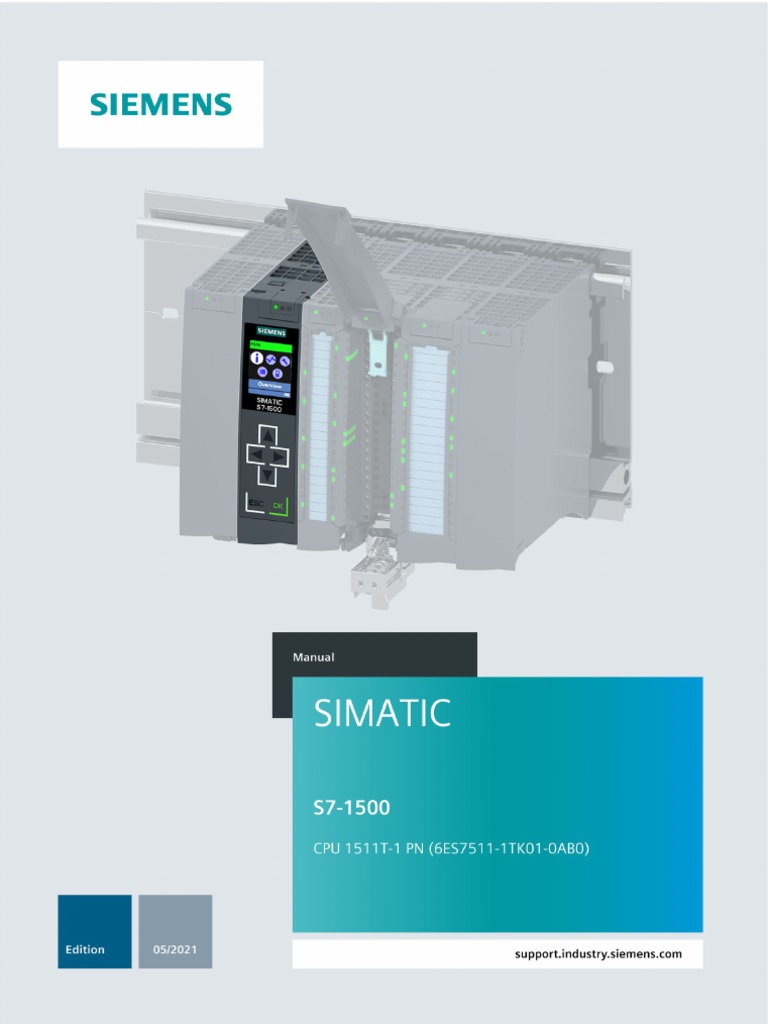 s71500 Cpu 1511t 1 PN Manual en-US en-US | PDF | World Wide Web | Internet & Web