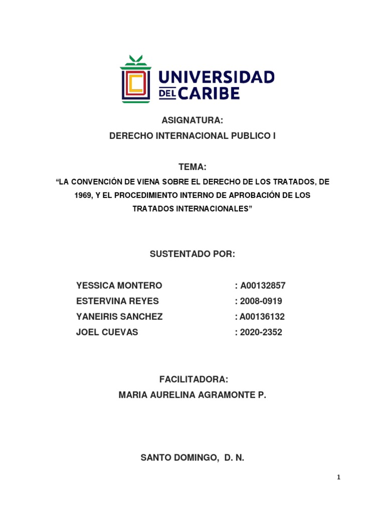 Trabajo Final Grupo 1 - Derecho Publico I | PDF | Tratado | Convenio europeo de derechos humanos