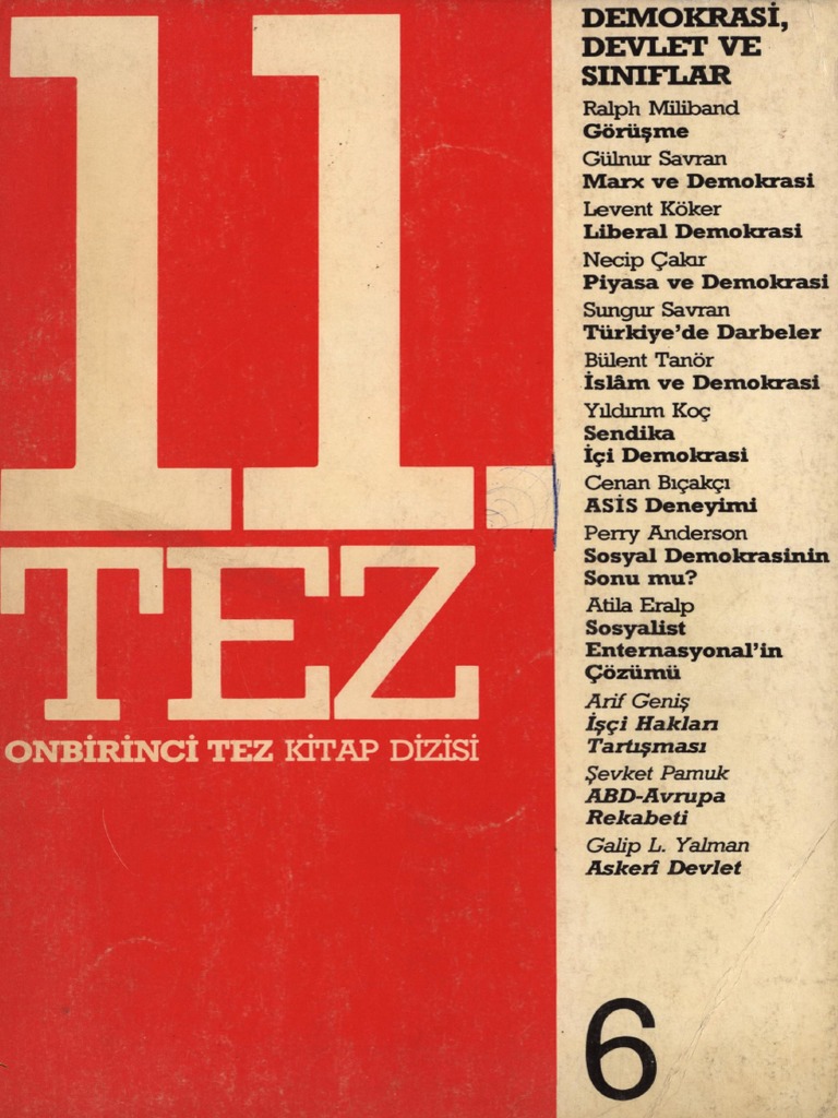 Tez Sayı 06 1987 Şubat | PDF