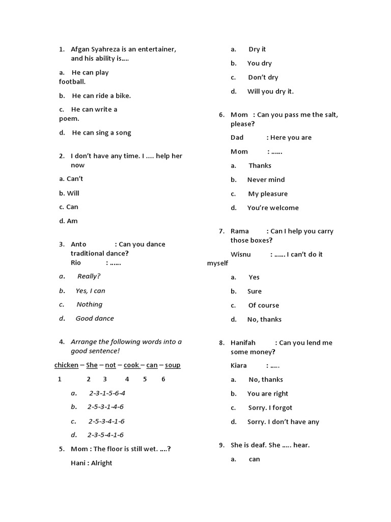 Ability Expressions Document | PDF