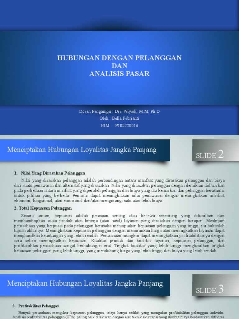 MENGELOLA PELANGGAN | PDF
