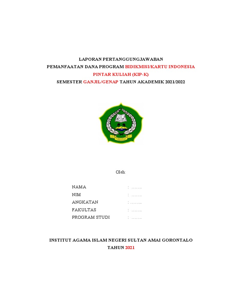 Contoh LPJ Terbaru | PDF | Bisnis