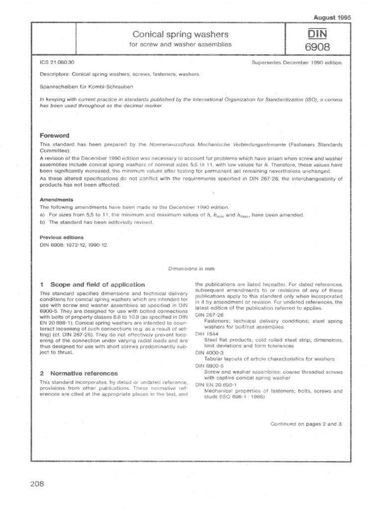 Din 6908 | PDF