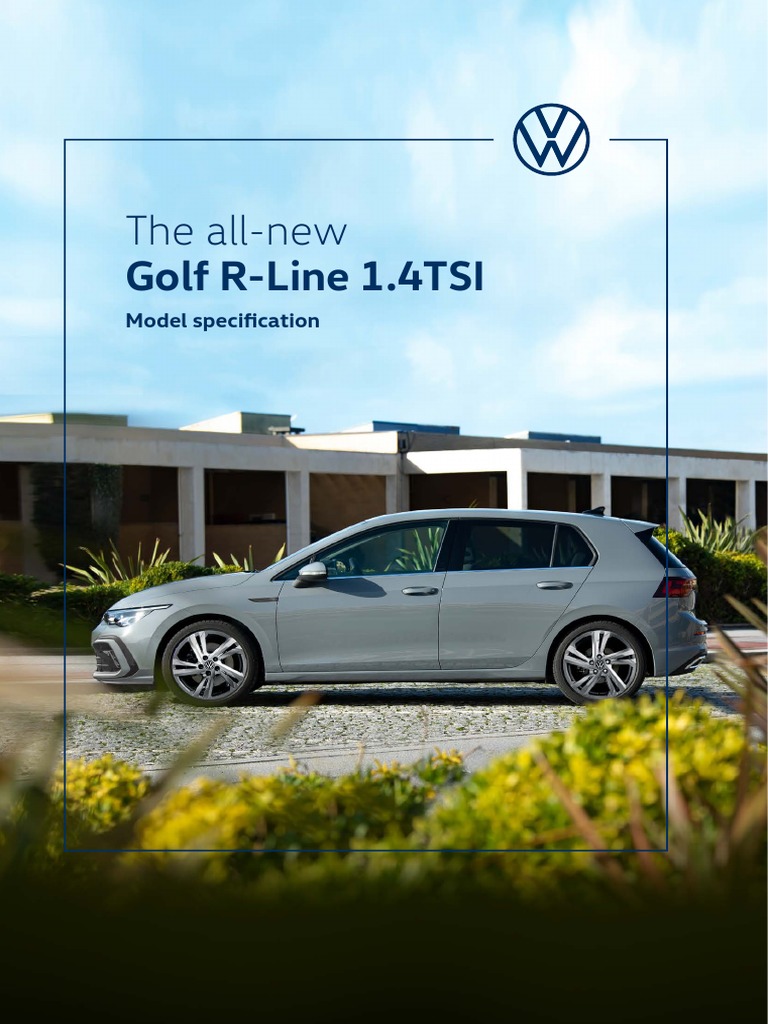 Volkswagen Golf R Line Spec Sheet | PDF | Volkswagen | Airbag