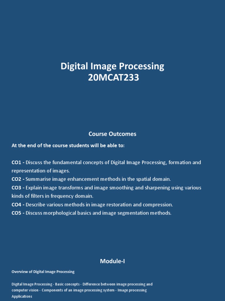 DIP ppt1 | Download Free PDF | Rgb Color Model | Eye