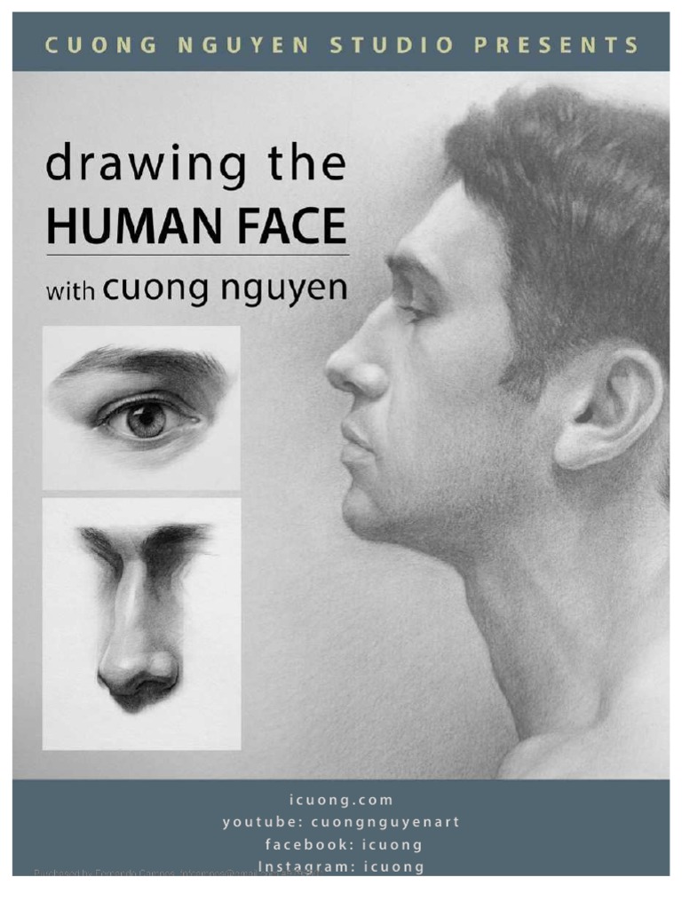 Human Face | PDF | Drawing | Pastel