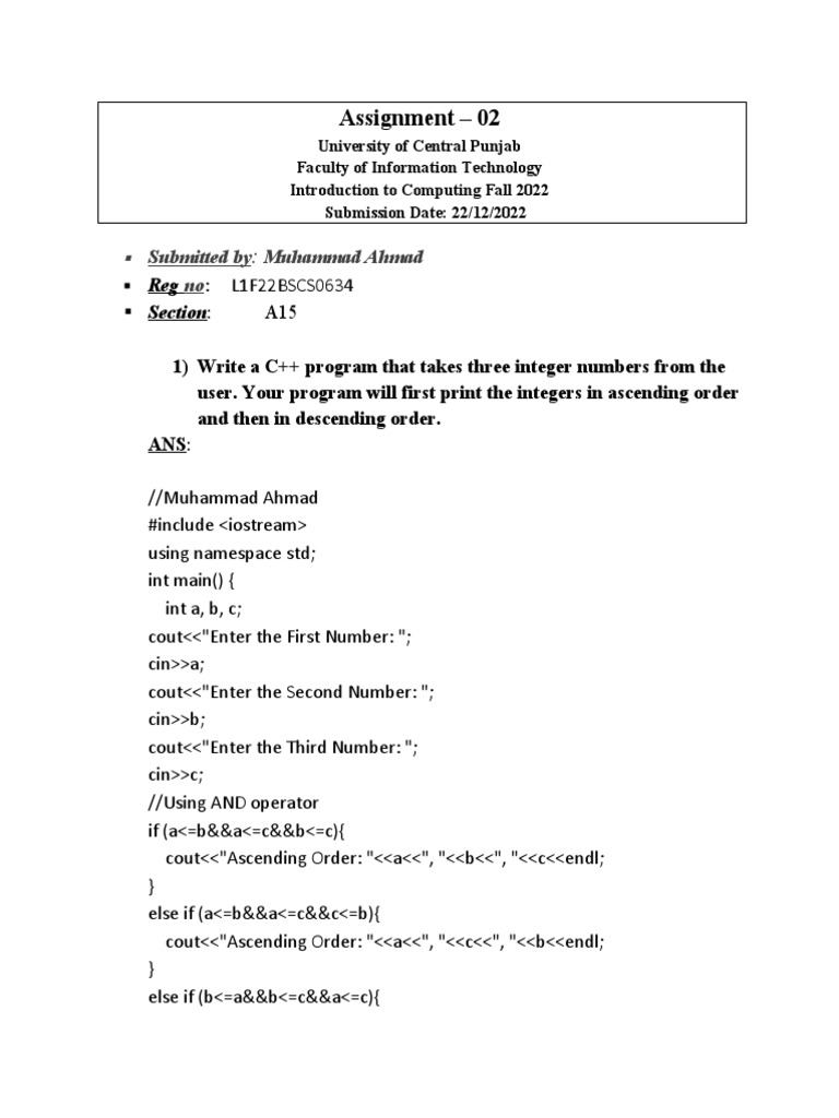 ITC2 | PDF | Computer Programming | Computer Science
