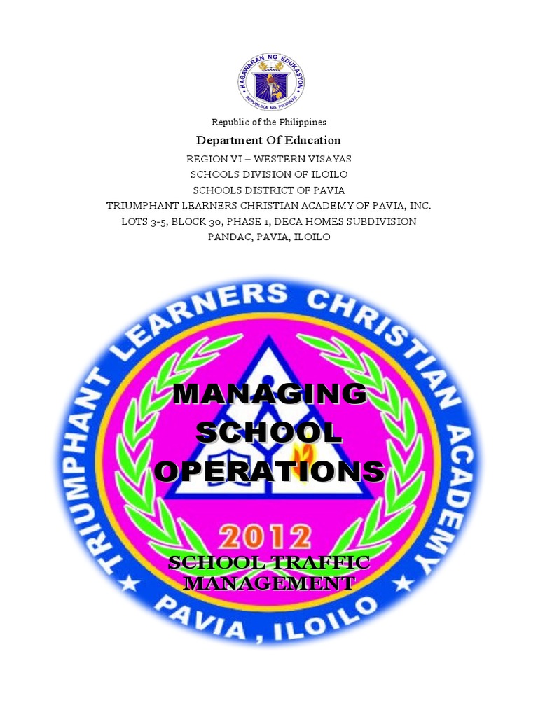 4 Managing School Operations - School Traffic Management | PDF