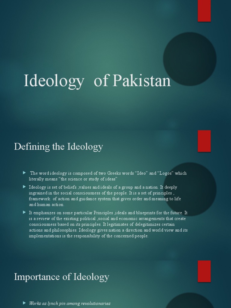 Defining the Ideology of Pakistan | PDF | Ideologies | Two Nation Theory