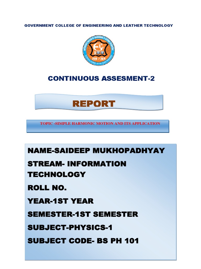 It Saideep Mukhopadhyay | PDF | Physical Phenomena | Applied And Interdisciplinary Physics