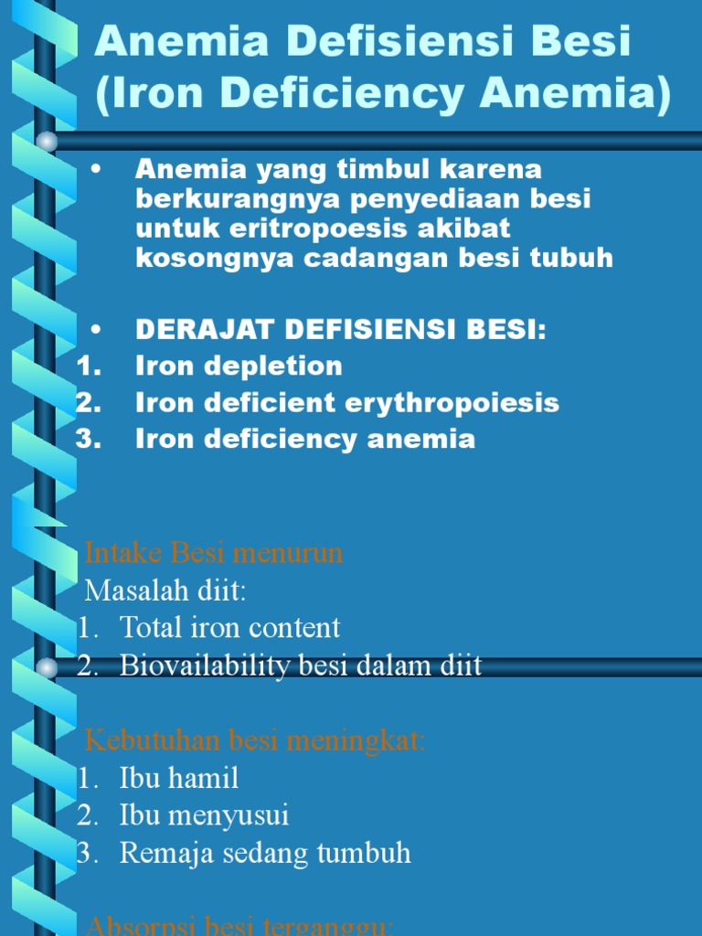 KKM Anemia Defisiensi Besi | PDF