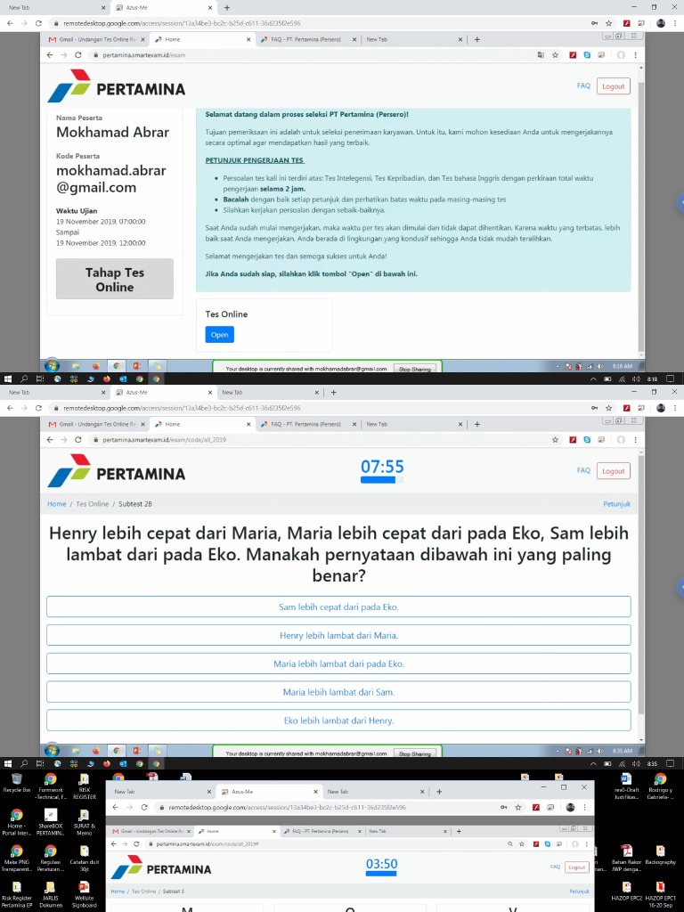 Ujian Pertamina | PDF
