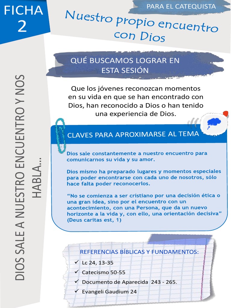 FICHA 2 Confirmacion Nuestro Encuentro Con Dios | PDF | Jesús | eucaristía
