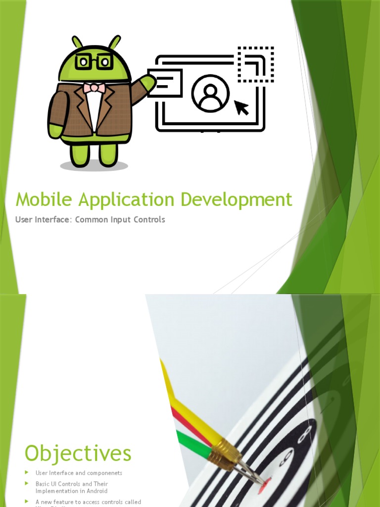 Mobile Application Development: An In-Depth Guide to Common Input Controls in Android | PDF ...