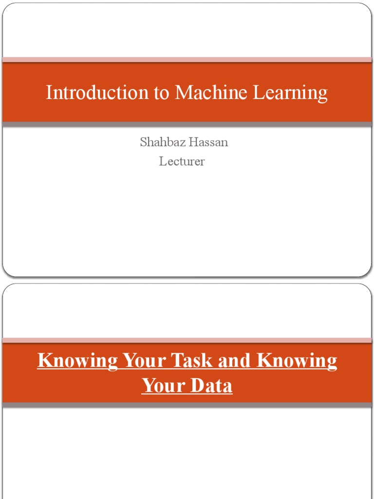 Lecture # 2 | PDF | Machine Learning | Python (Programming Language)