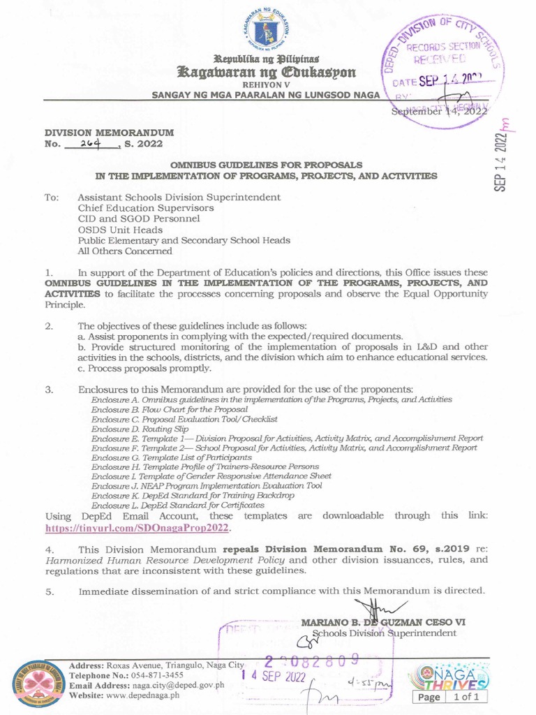 DM-No.-264-s.-2022-Omnibus-Guidelines-for-Proposals-in-the ...