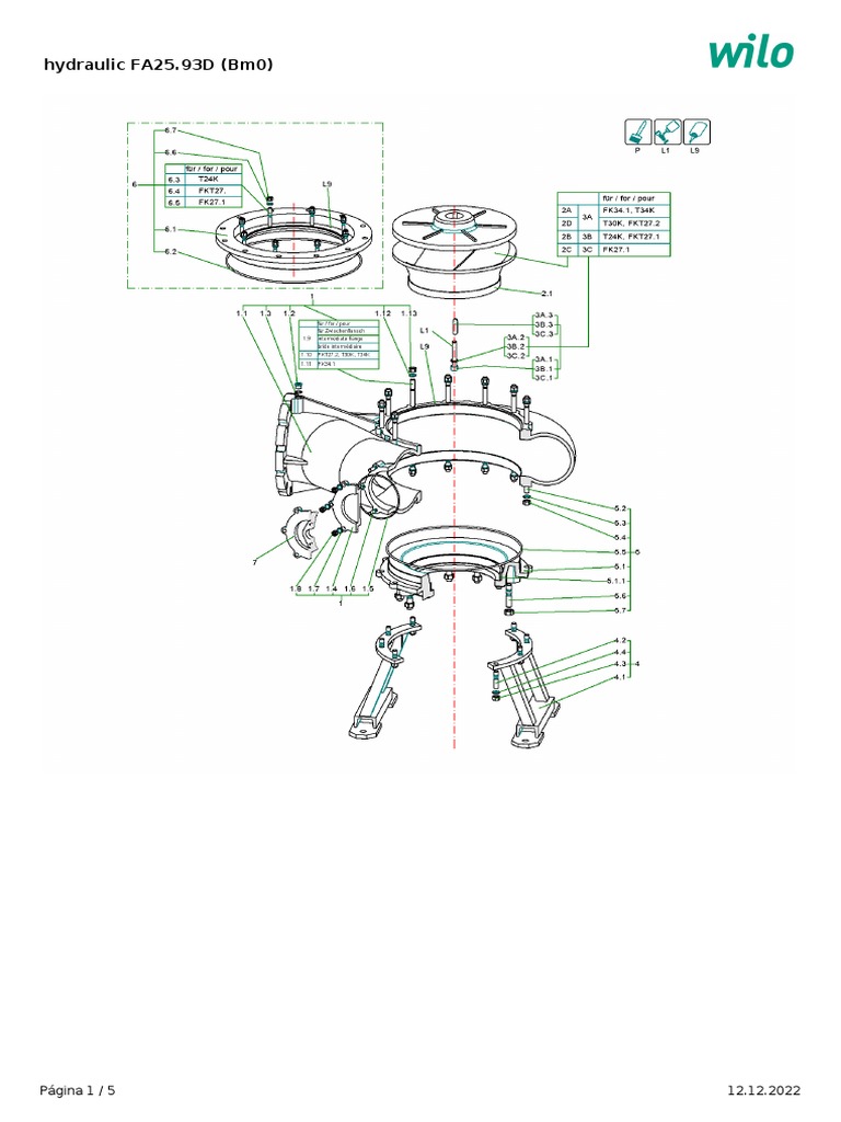 Hydraulic FA25.93D (Bm0) | PDF | Manufactured Goods | Gas Technologies