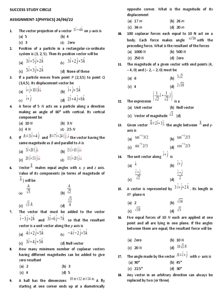 VECTORS | PDF | Euclidean Vector | Force VECTORS | PDF | Euclidean Vector | Force