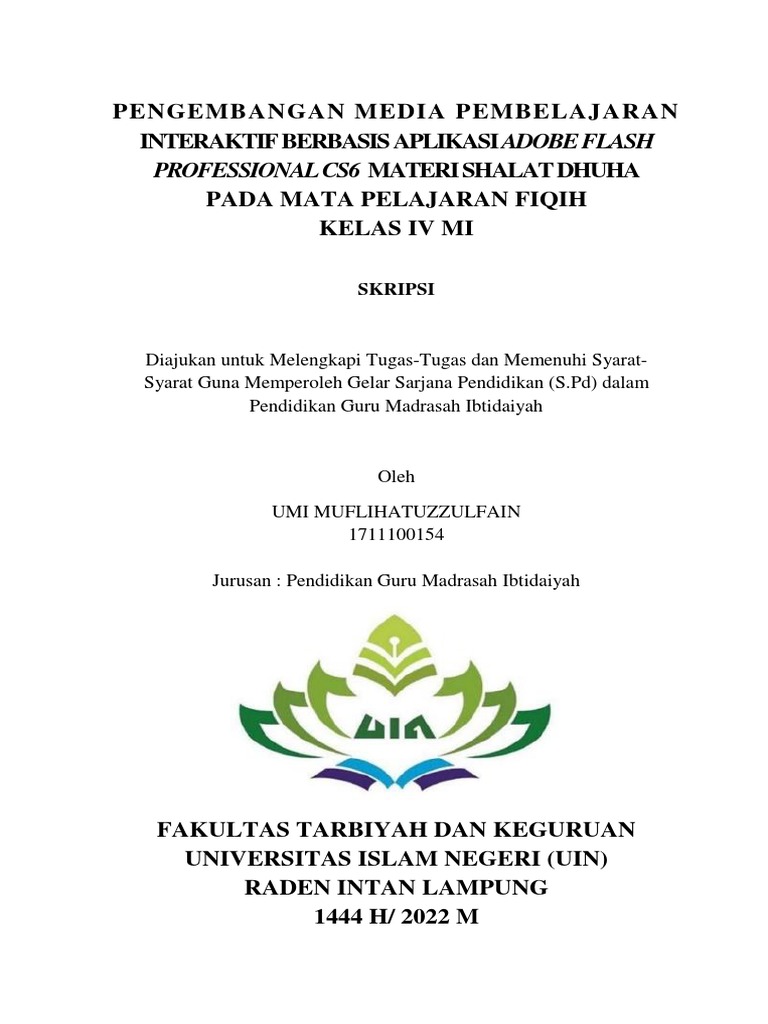 Cover Bab 1 Bab 5 Dapus | PDF