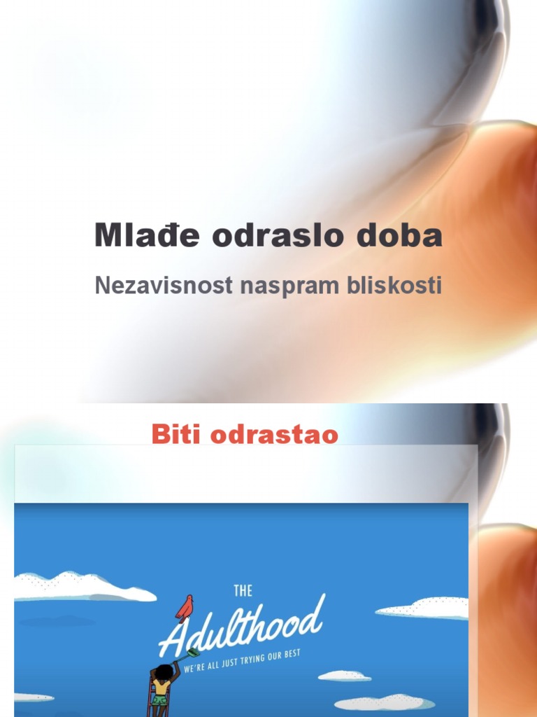 PODS 2 Čas Mlađe Odraslo Doba | PDF